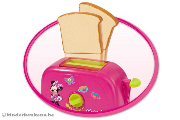 Minichef Minnie Mouse roze broodrooster | Kinderkeukens.be
